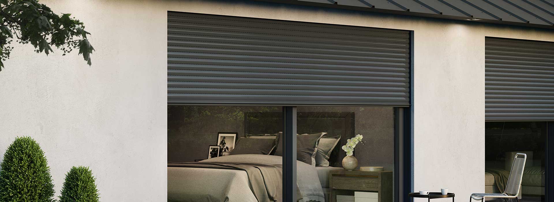 Ingebouwde rolluiken» Onzichtbare rolluikintegratie | heroal